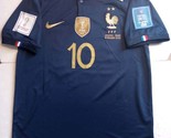 Kylian Mbappe France 2022 World Cup Qatar Final Stadium Blue Home Soccer Jersey - Soccer-World Cup