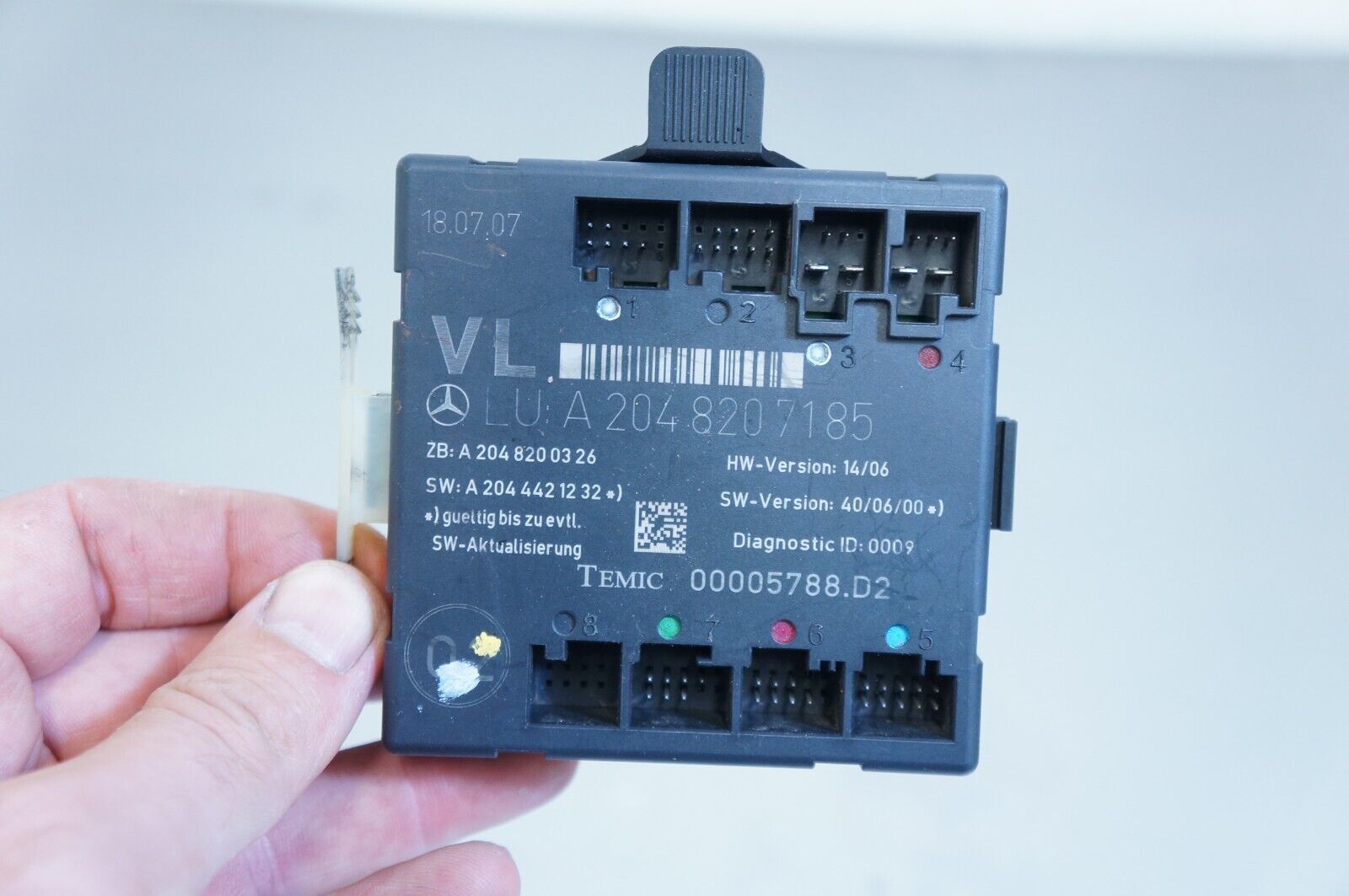 2008-2014 mercedes w204 c250 c300 front left side door control module ...