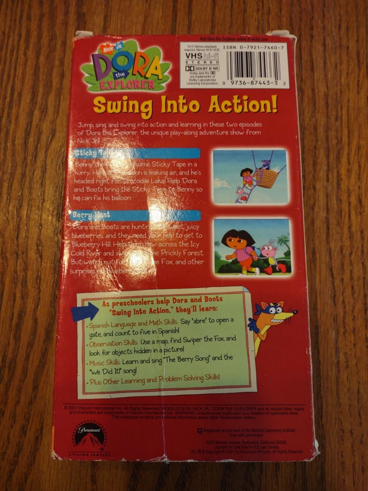 Dora The Explorer Swing Into Action! Vhs Tape - VHS Tapes Dora The Explorer Swing Into Action! Vhs Tape - VHS Tapes