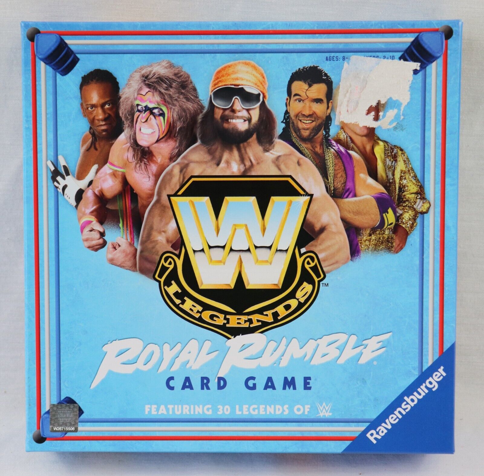 VINTAGE Ravensburger WWE Legends Royal Rumble Card Game Macho Man Randy ...