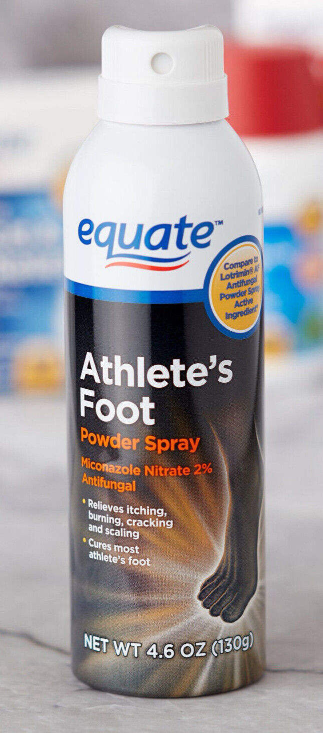 1 Can Athlete's Foot POWDER spraY Miconazole Nitrate Athletes ...