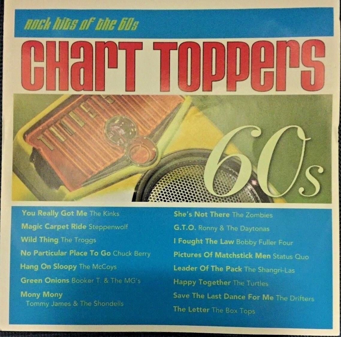 Chart Toppers: Rock Hits of the 60s by Chart Toppers (CD, May-1998 ...