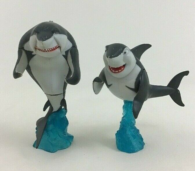 Shark Tale Toy Figures PVC Toppers Lenny and Frankie Sharks Lot ...