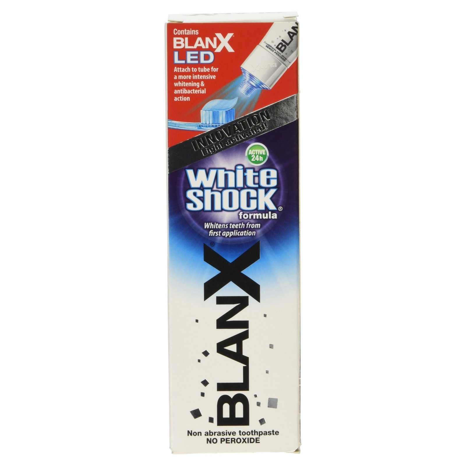 Blanx 50ml White Shock Toothpaste Plus LED Accelerator by COSWELL SpA ...