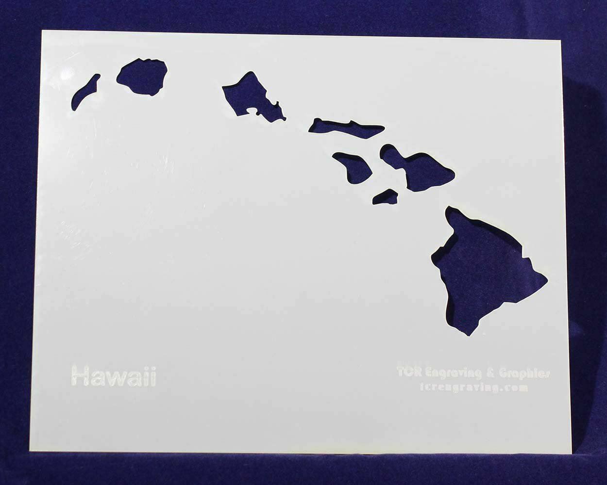 State of Hawaii Stencil 14 Mil 8" X 10" Painting /Crafts/ Templates ...