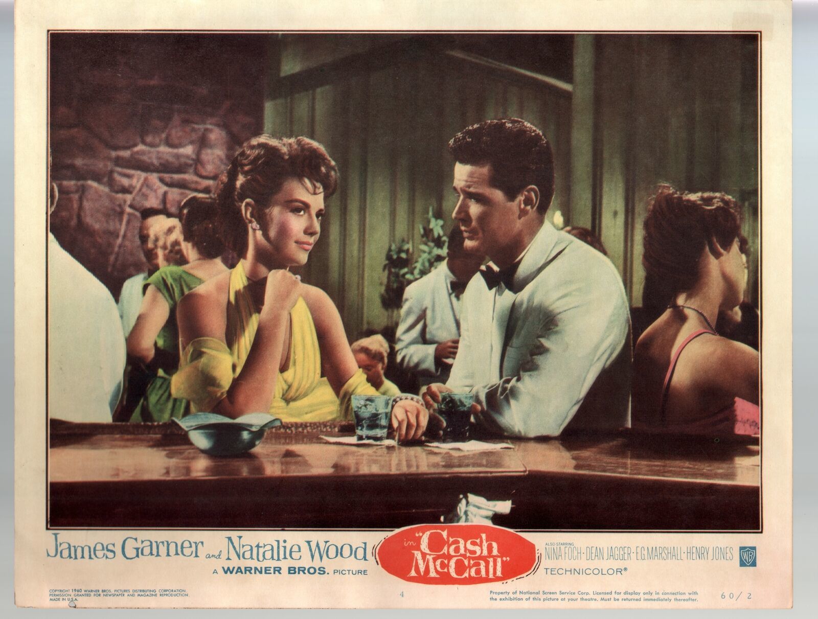 Cash McCall-James Garner-Natalie Wood-11x14-Color-Lobby Card-Drama ...