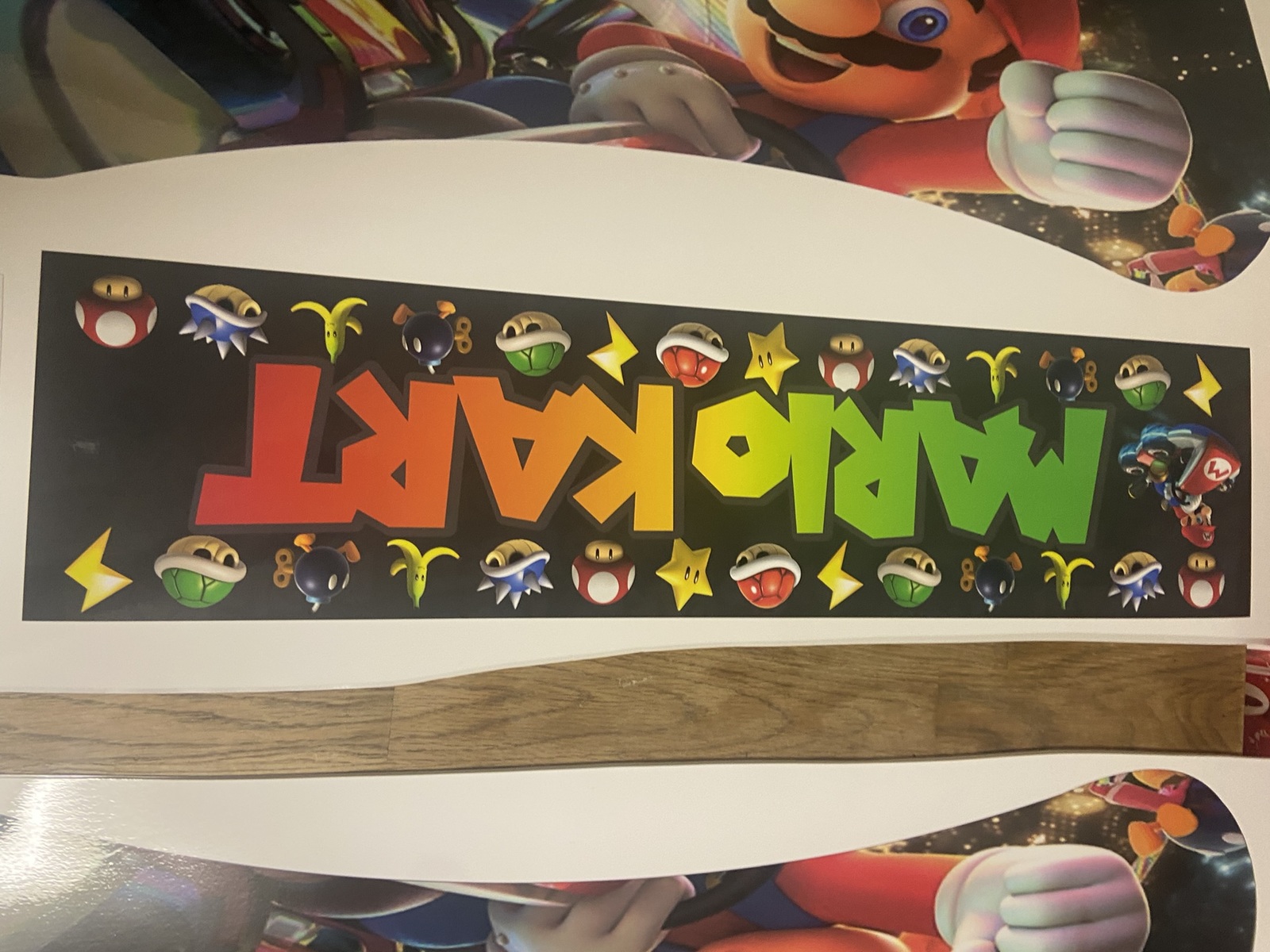 AtGames Legends Ultimate ALU Mario Kart Arcade Cabinet vinyl side Art ...