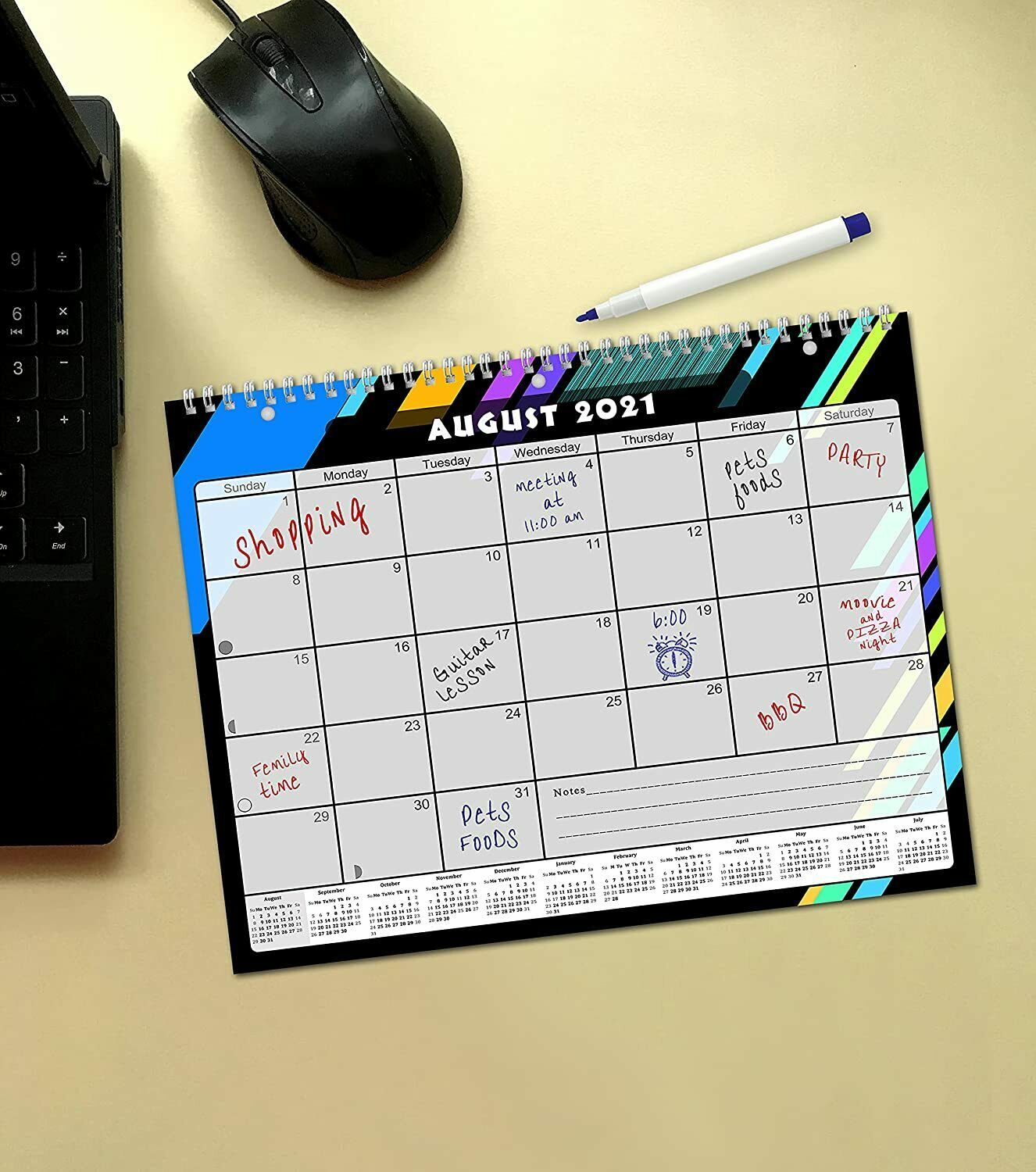 2021 - 2022 Academic Year 12 Months Student Calendar / Planner (Edition ...