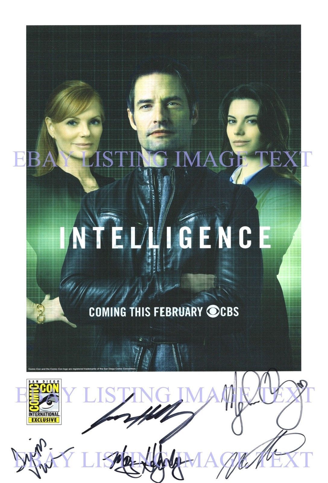 INTELLIGENCE CAST SIGNED AUTOGRAPHED 8x10 PHOTO MARG HELGENBERGER JOSH ...