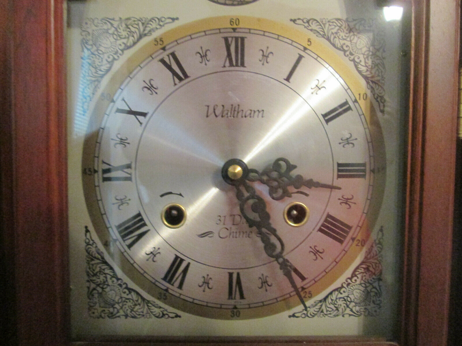 Beautiful Waltham Tempus Fugit 31 Day Chiming Wall Clock With Key ...