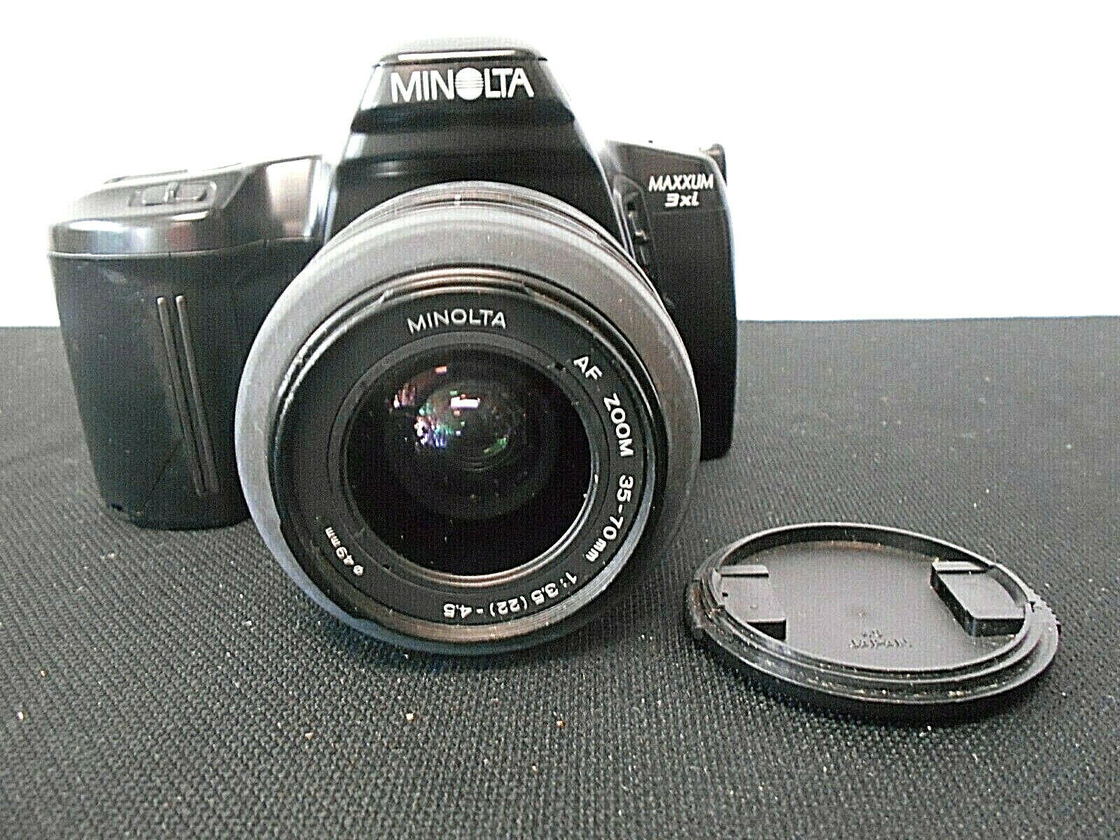 Minolta Maxxum 3xi SLR Film Camera 35 mm w/AF Zoom 35-70 mm f:1:3.5(22 ...