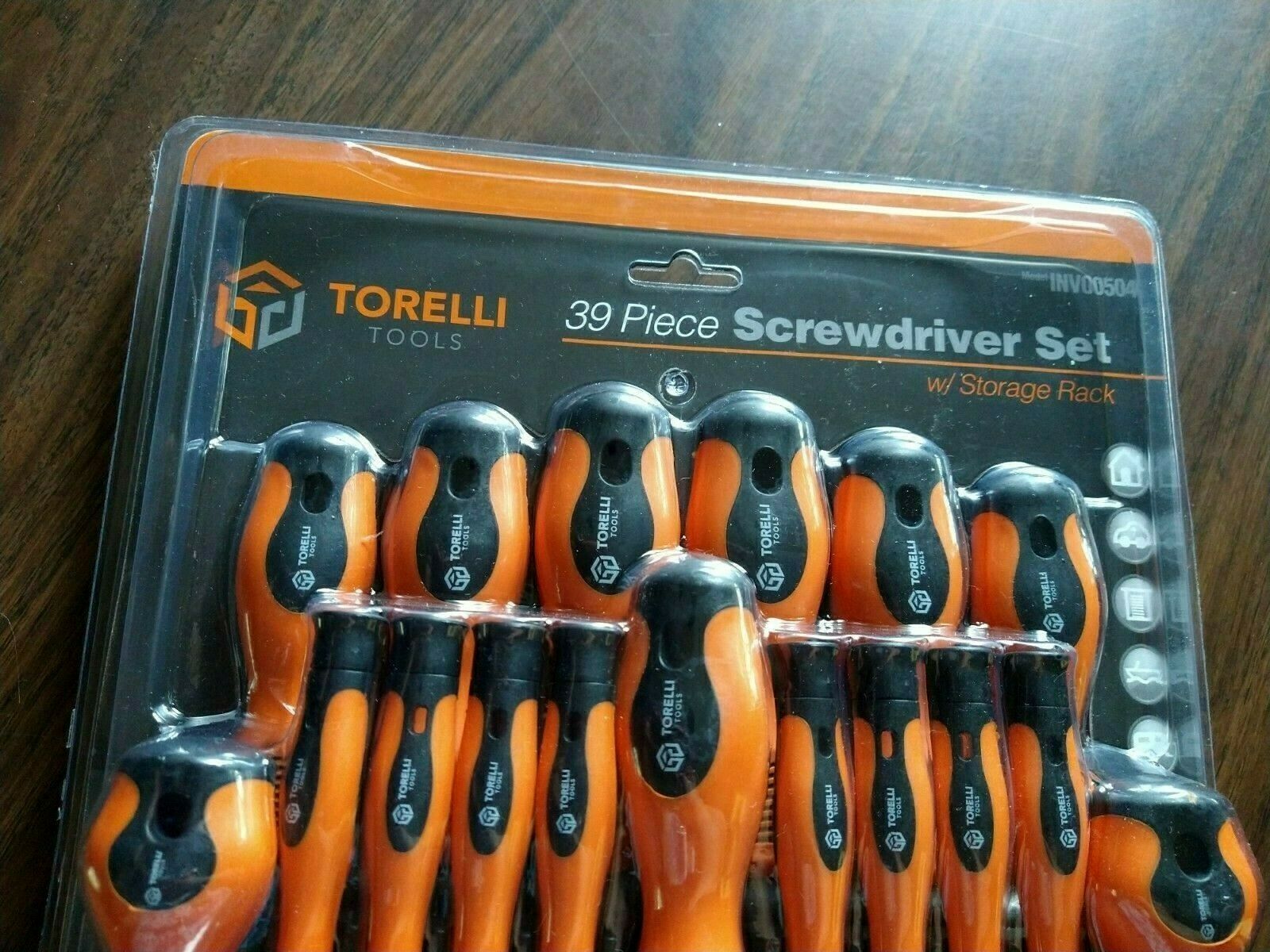 NEW Torelli Tools 39 Piece Screwdriver Set Bits & Storage Rack Orange ... NEW Torelli Tools 39 Piece Screwdriver Set Bits & Storage Rack Orange ...
