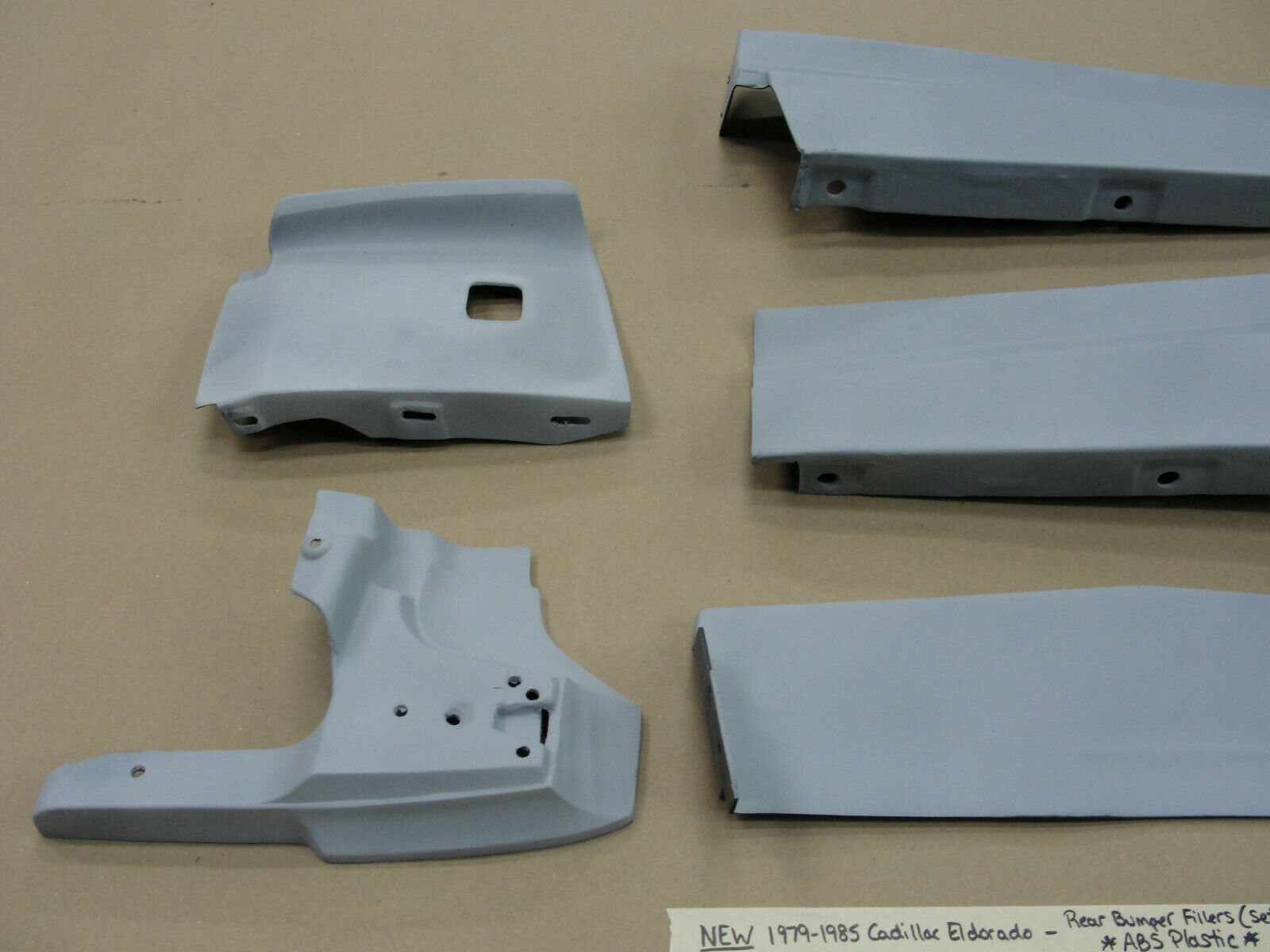 NEW 1979-1985 CADILLAC ELDORADO REAR BUMPER FILLER PANELS (SET OF 7 ...