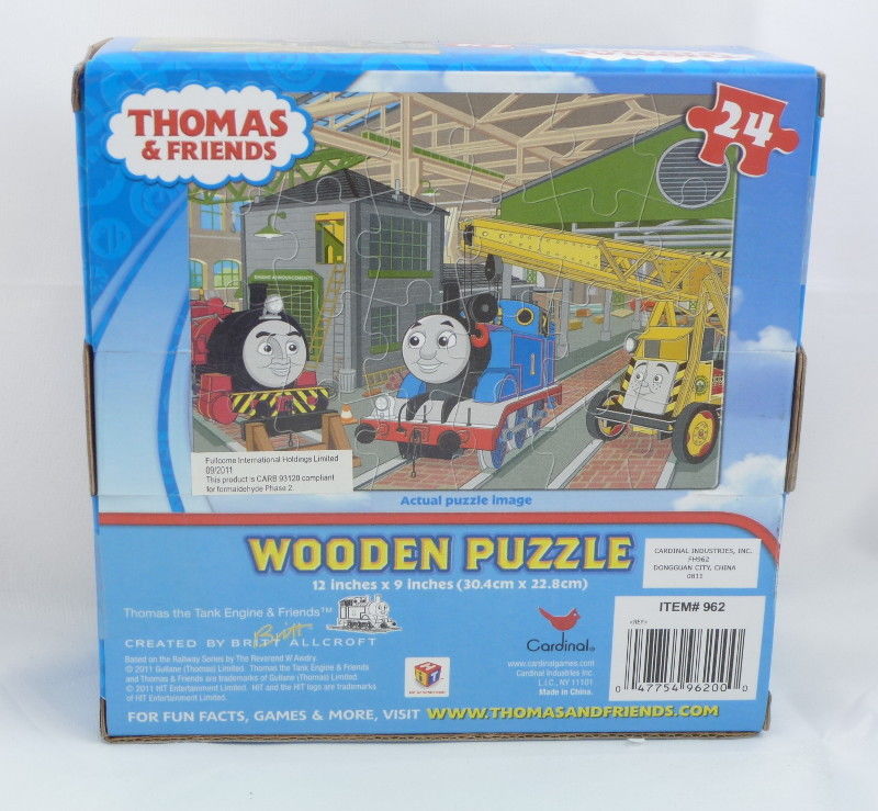 Thomas the Tank Engine & Friends Thomas James Kevin 24 Piece Wooden ...