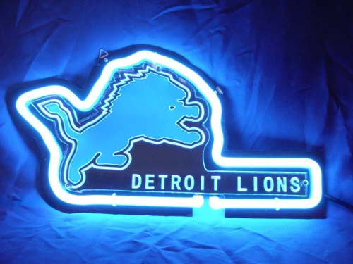 NFL Detroit Lions 3D Beer Bar Neon Light Sign 11'' x 8'' - Other ...