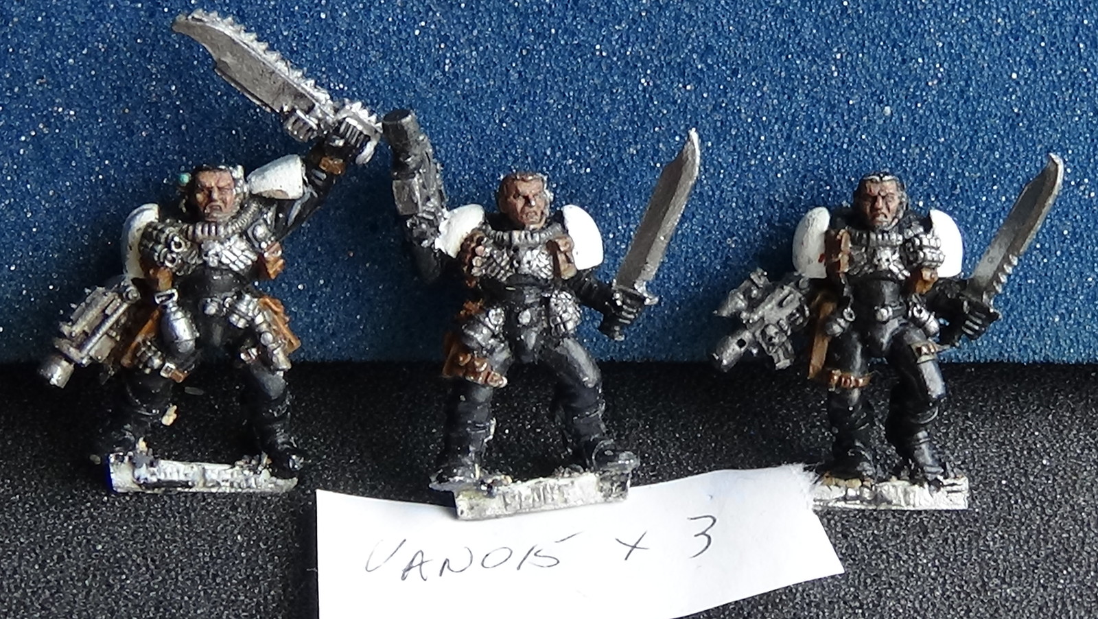Warhammer Space Marines Scouts OOP Metal Painted as Black Templar ...