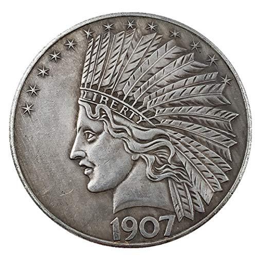 Rare Antique USA United States American 1907 Indian Head Liberty Silver ...