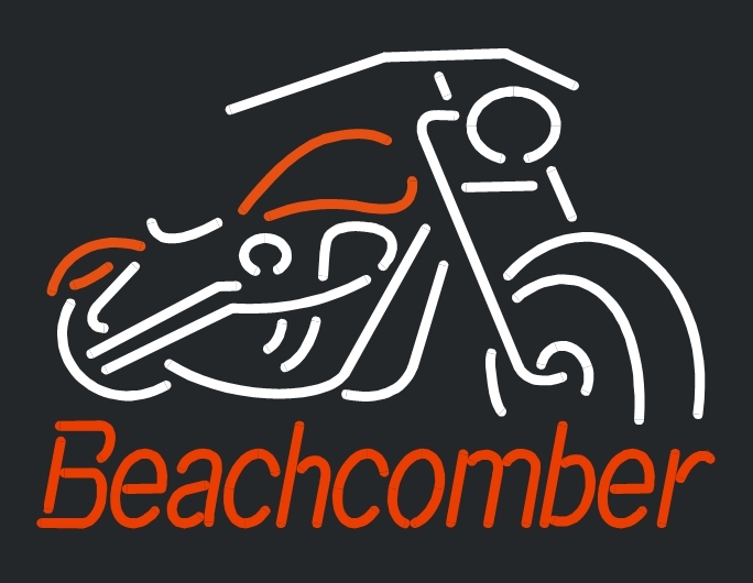 Motorcycle Harley Bike Beachcomber Beer Bar Neon Light Sign 18'' x 14 ...