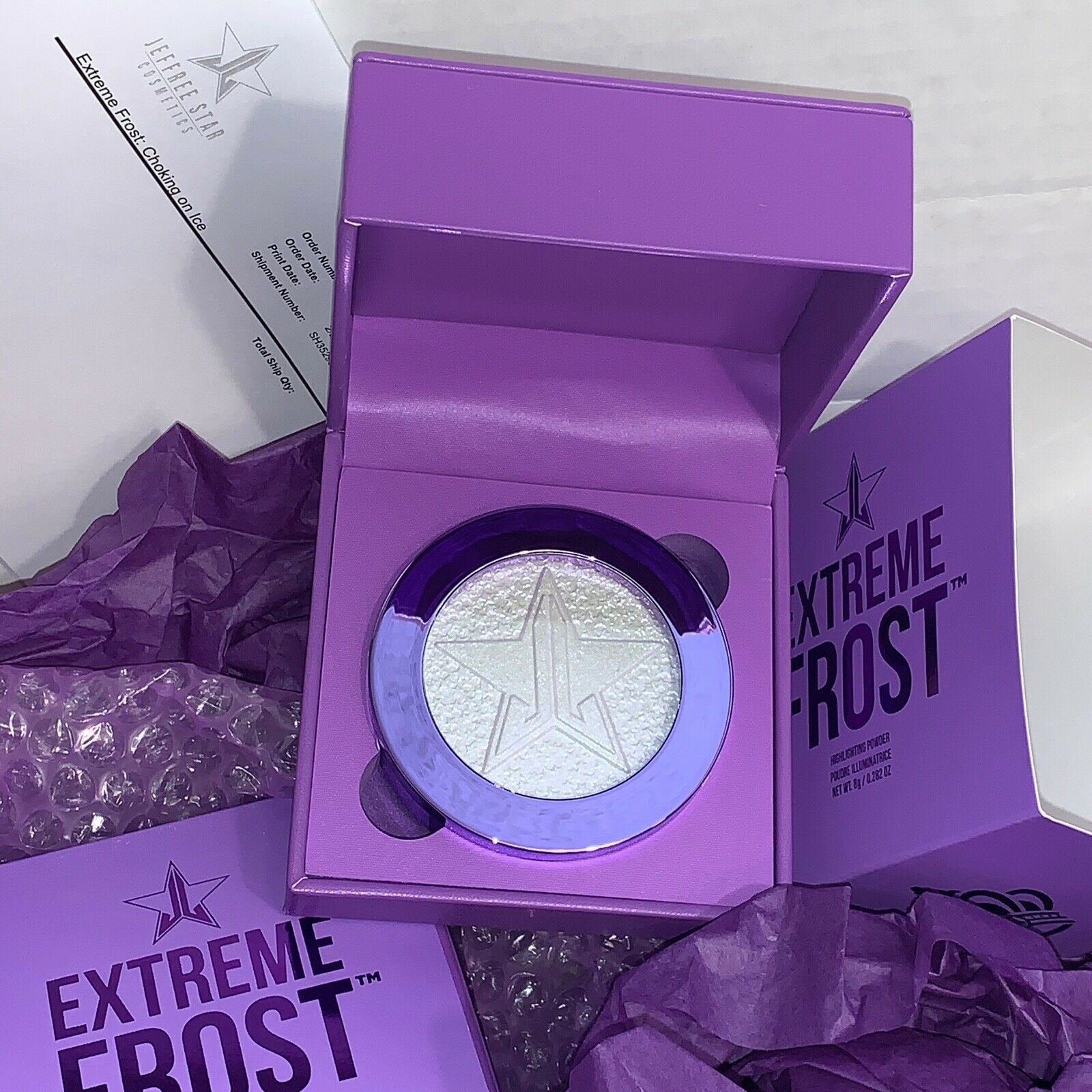 NEW IN BOX RARE NWT Jeffree Star Extreme Frost Choking On Ice FROM ...