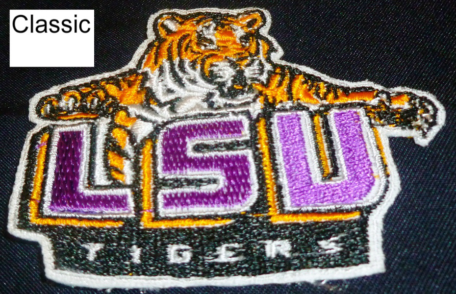 LSU Tigers Logo, Helmet,Icon, Classic Logo Iron On Patch - College-NCAA