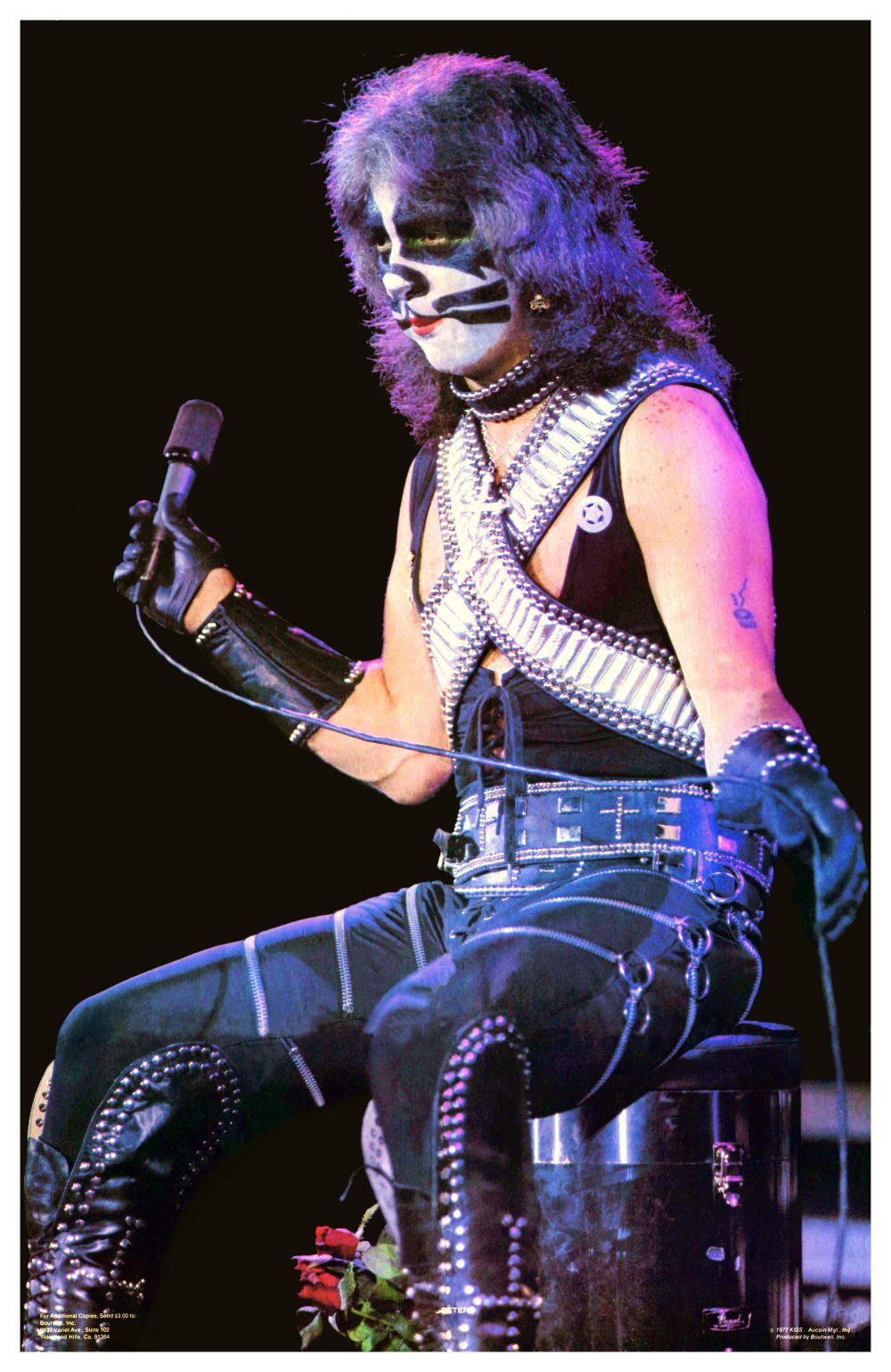 KISS Band Peter Criss ALIVE II Era Poster Reproduction Stand-Up Display ...