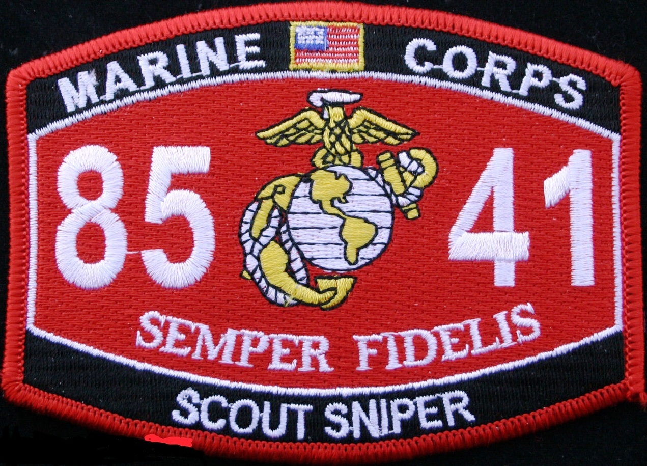 USMC Scout Sniper 8541 MOS Patch - Other