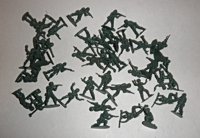 HO Trains - HO Scale - US Infintry Soldiers HO Scale (40) Soldiers ...