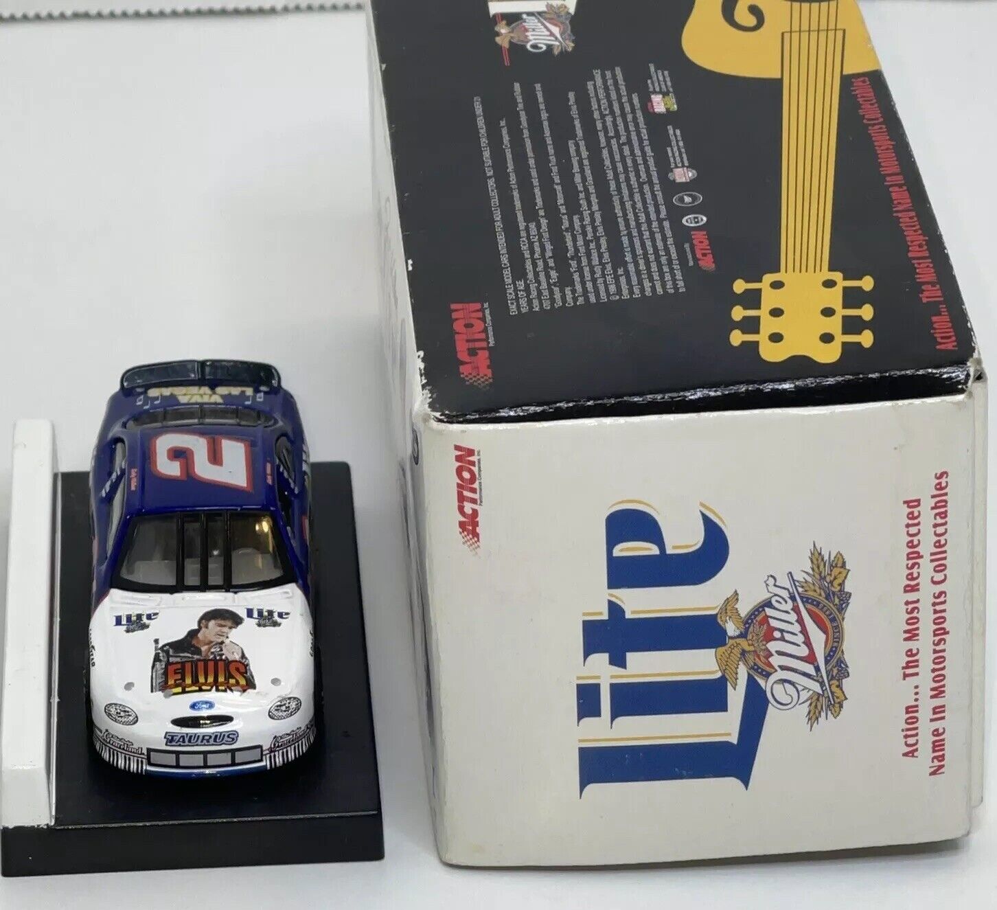 Rusty Wallace #2 Miller Lite Elvis Ford Taurus Action 1:64 Diecast ...