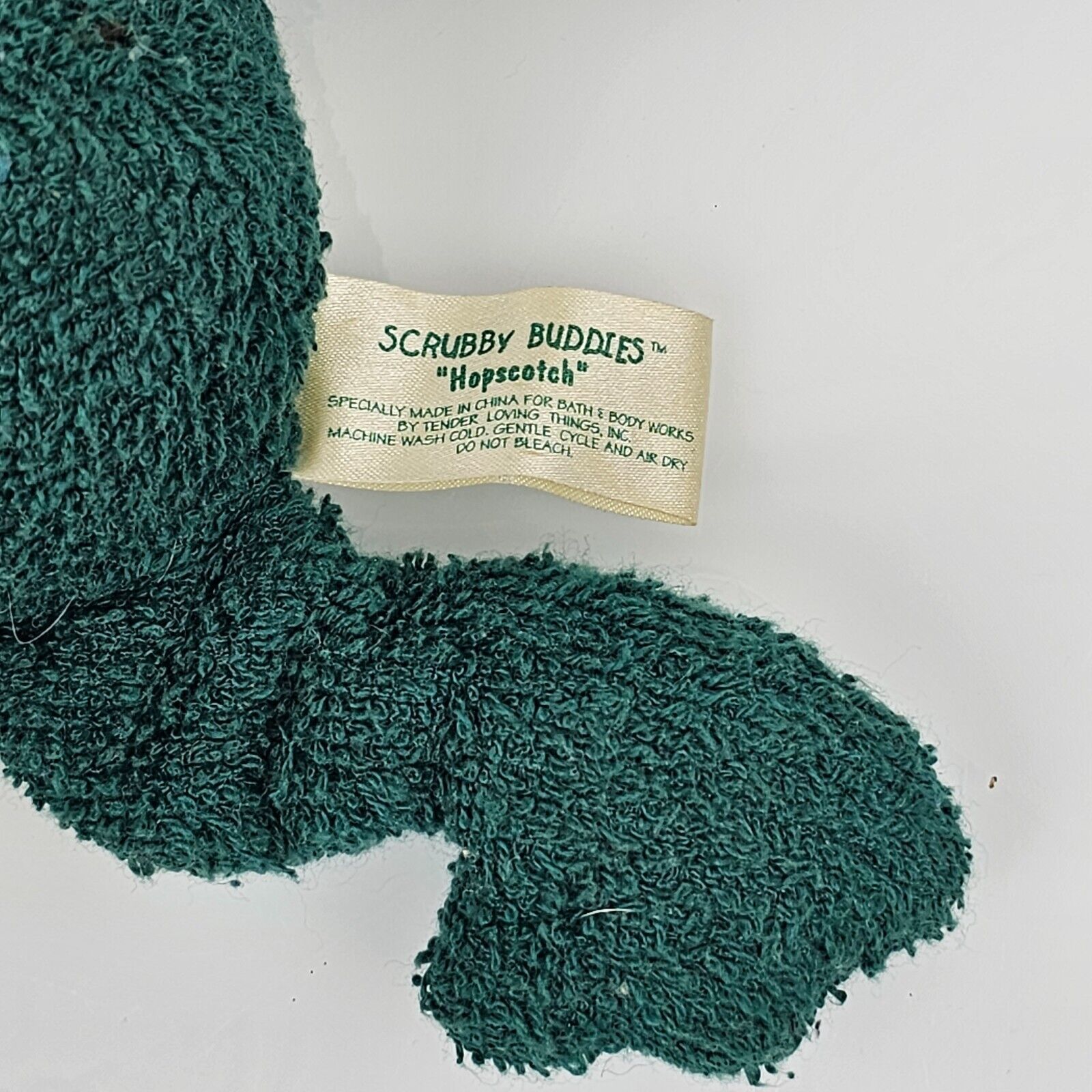 Bath Body Works Hopscotch Scrubby Buddies Frog Bath Plush Toy Scrub ...