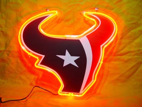 NFL Houston Texans Football Neon Light Sign 10'' x 8'' - Other ...