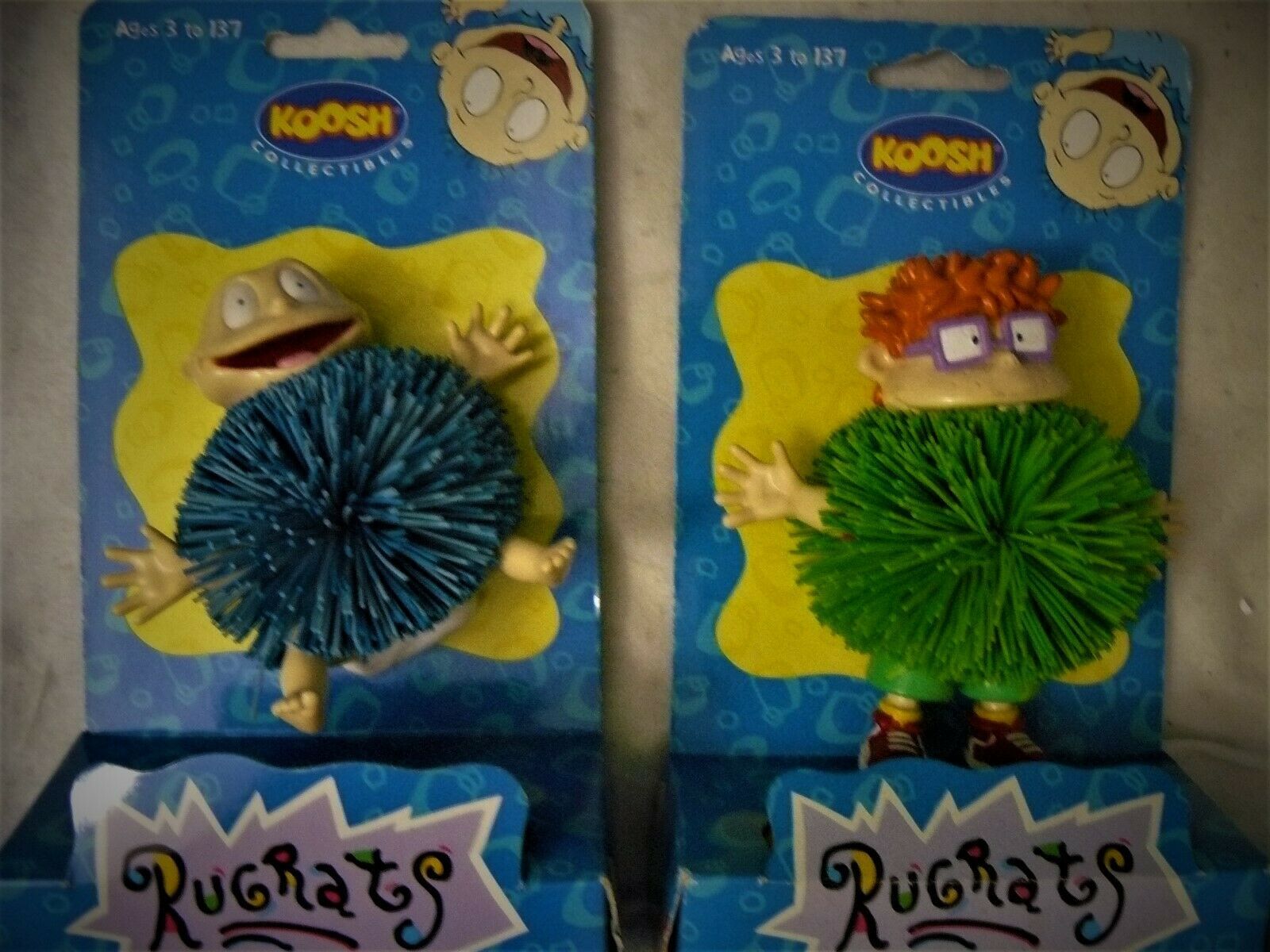 Nickelodeon Rugrats Tommy Chuckie Koosh Ball Character Figure Toys ...
