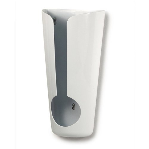 Spectrum Diversified Plastic Bag Holder, Wall Mount or Adhesive, White ... Spectrum Diversified Plastic Bag Holder, Wall Mount or Adhesive, White ...