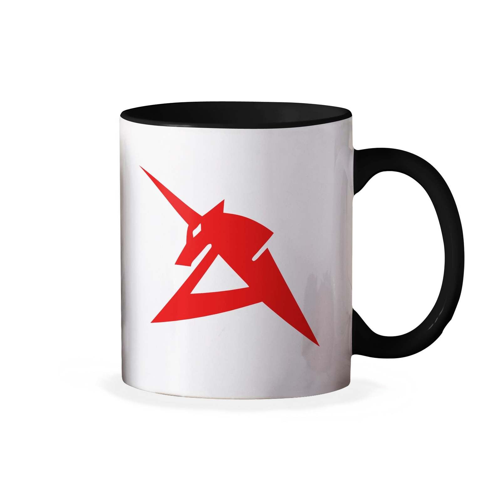Amuro Ray White Unicorn Gundam Logo Anime Ceramic Coffee Mug 11 oz - Mugs