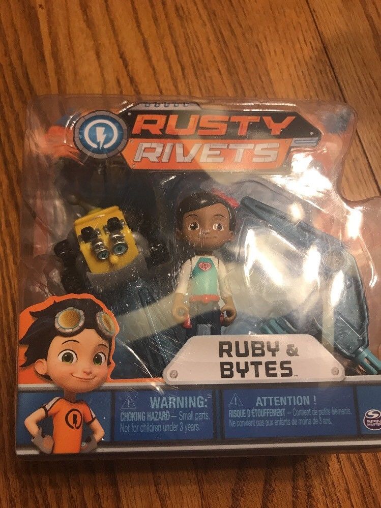 Nickelodeon Rusty Rivets Ruby & Bytes Build Me Rivet System 3pc Play ...
