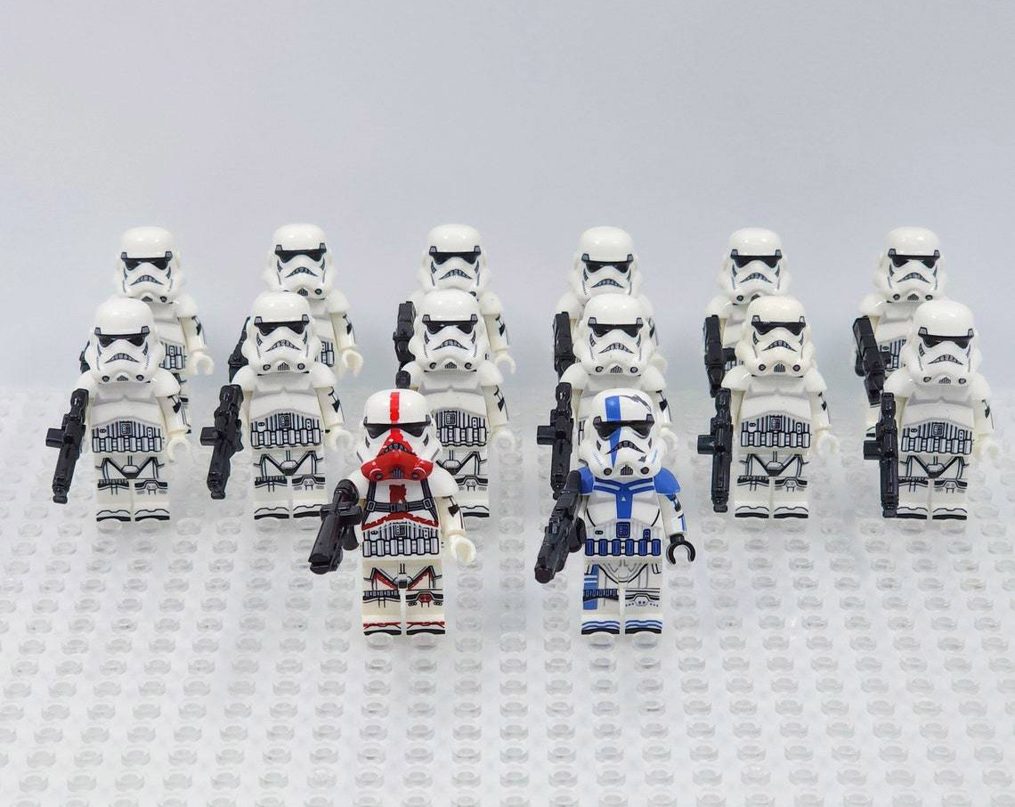 Star Wars Custom Stormtroopers and Commander Incinerator 14 Minifigures ...
