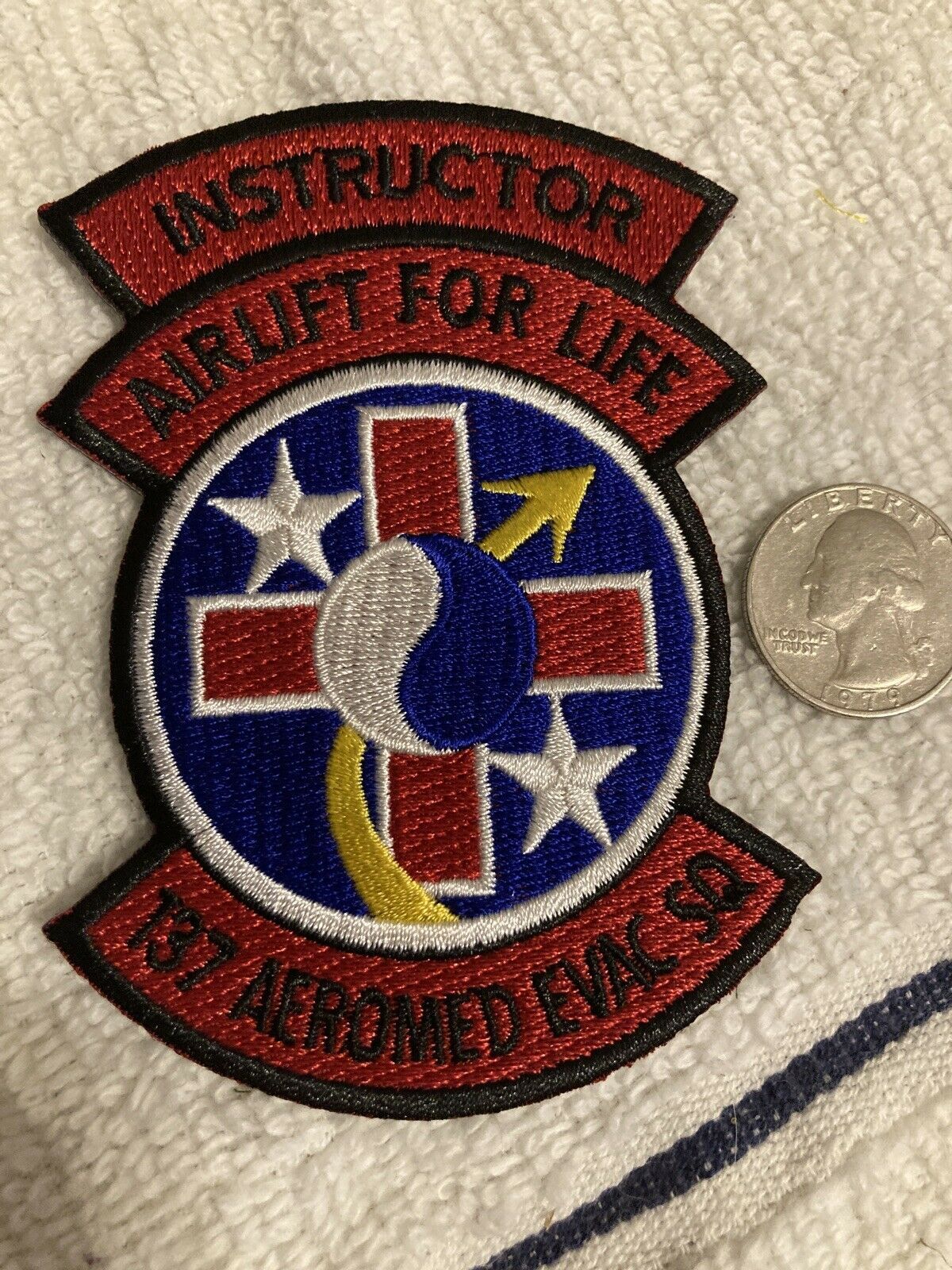 USAF ANG patch - 137th Aeromedical Evacuation Squadron - Instructor ...
