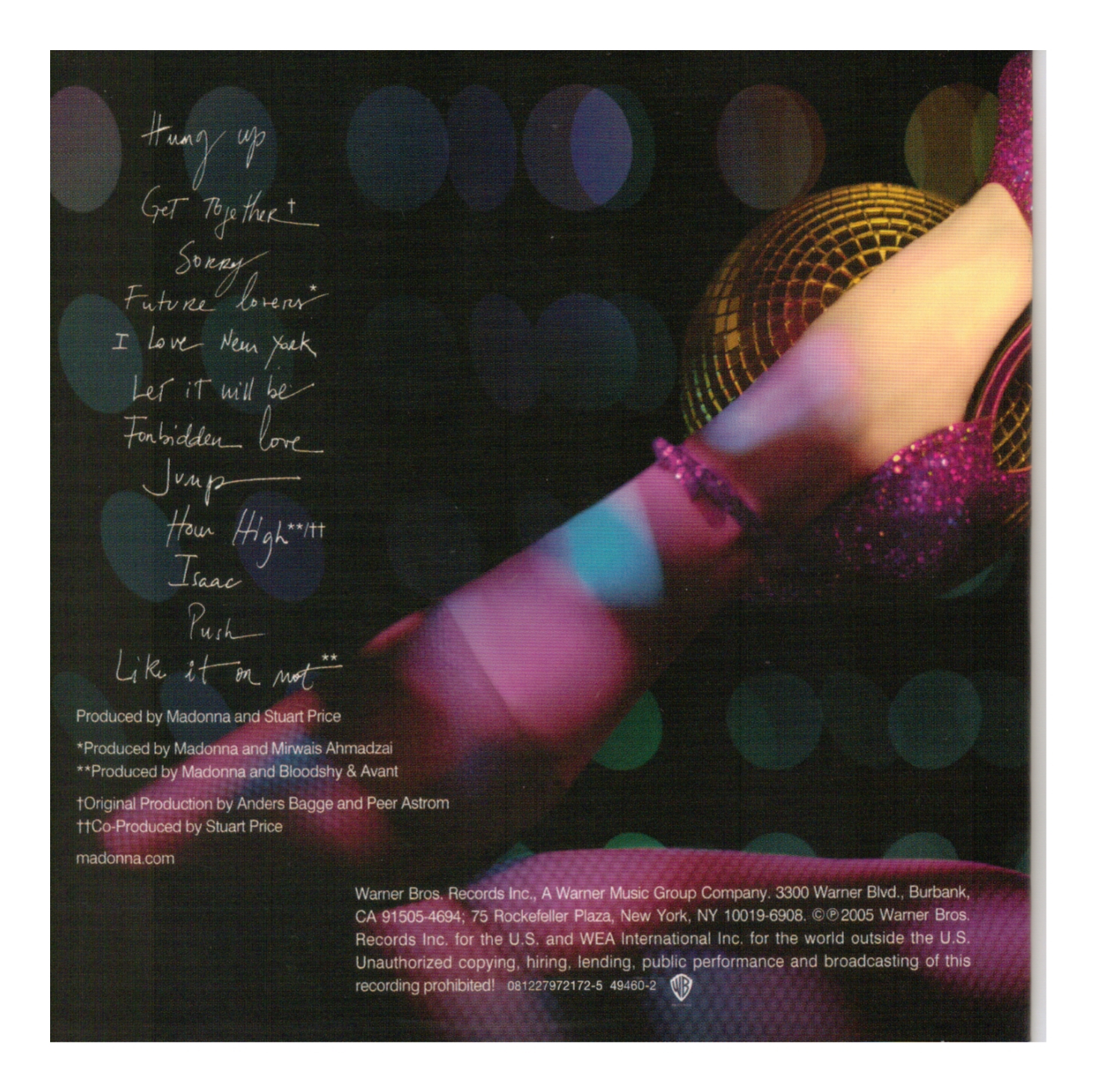 Madonna (Confessions on a Dance Floor) - CDs Madonna (Confessions on a Dance Floor) - CDs