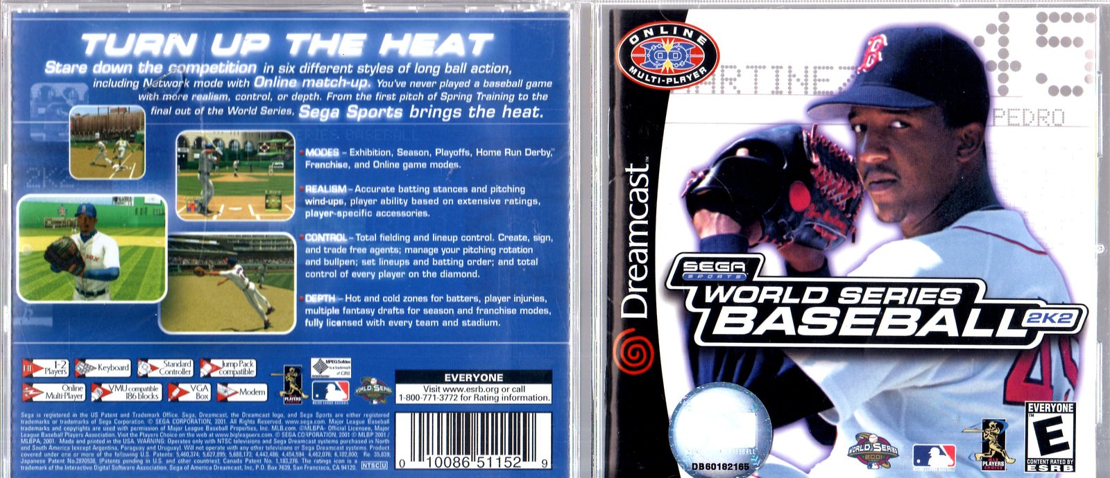 World Series Baseball 2K2 (Sega Dreamcast, 2001) - Video Games
