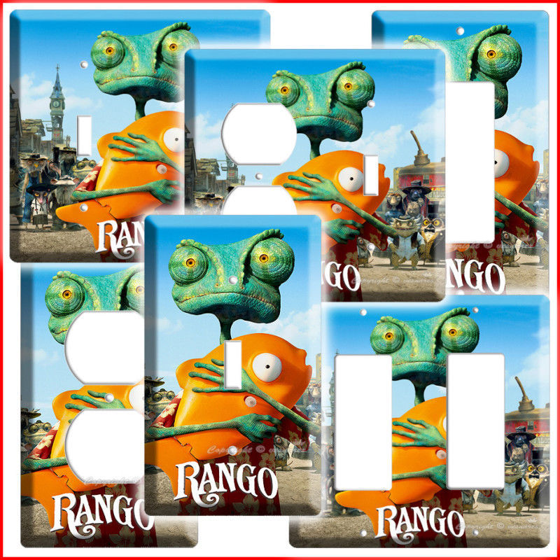 RANGO CHAMELEON MOVIE CARTOON LIGHT SWITCH OUTLET PLATE - Wall Plates ...