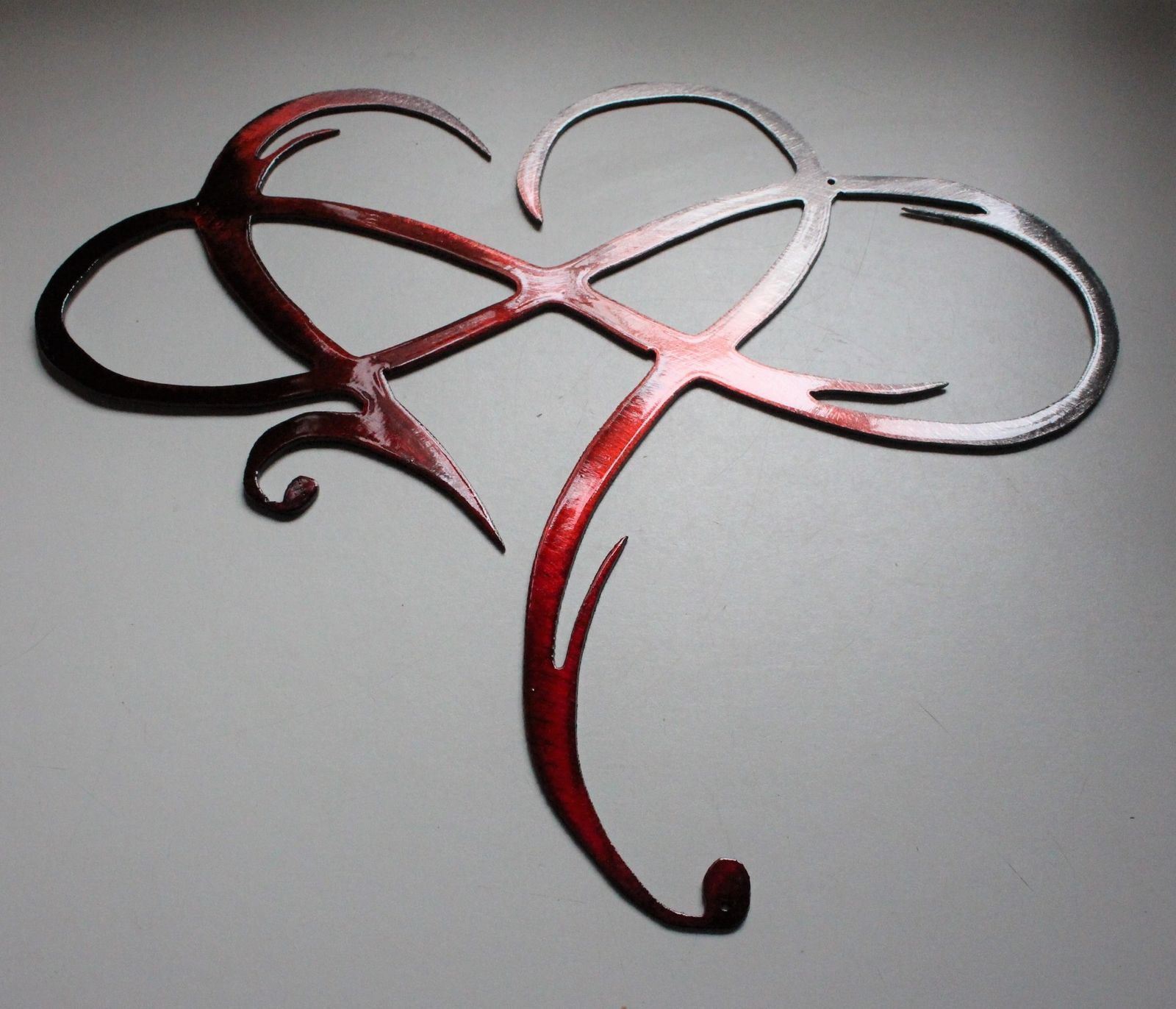 Infinity Heart Metal Wall Art-Always & Forever Infinity 10 3/4 Infinity Heart Metal Wall Art-Always & Forever Infinity 10 3/4