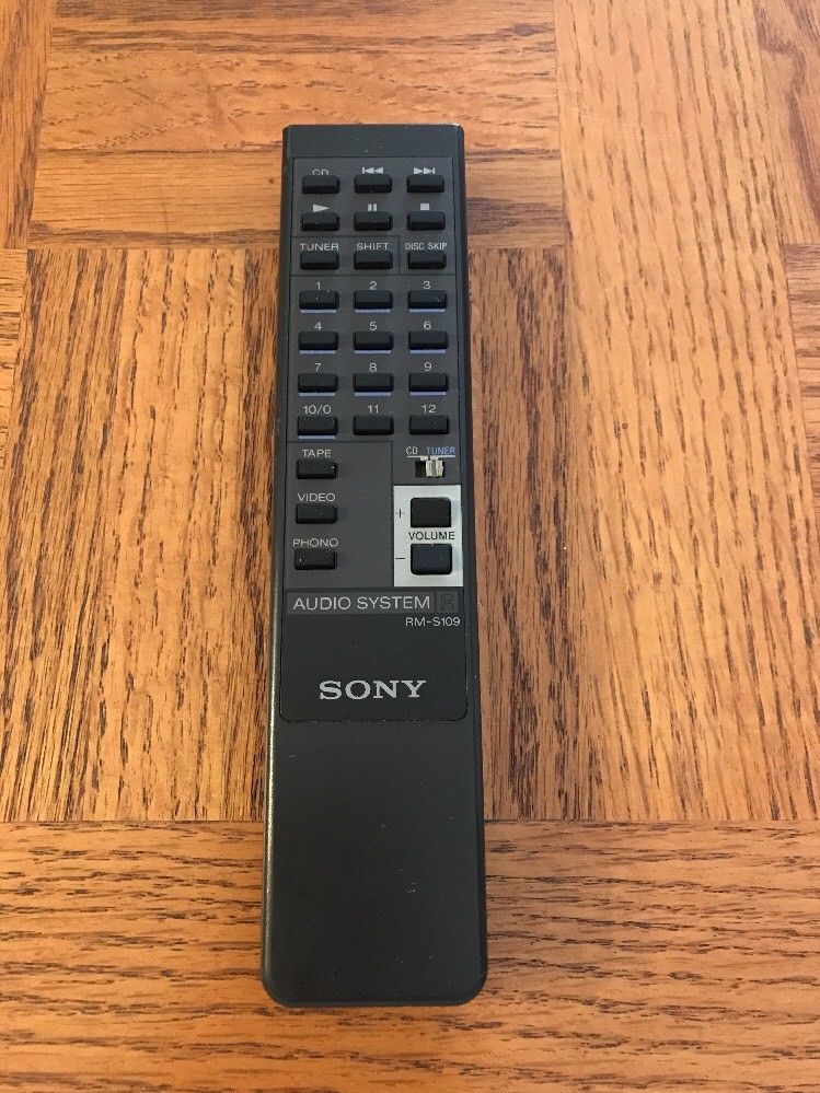 Sony Audio System RM-S109 Remote Control - Remote Controls