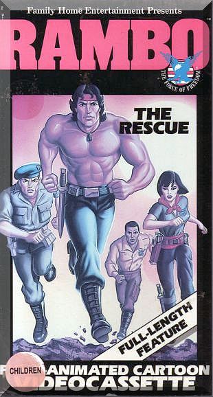 VHS - Rambo: The Rescue (1986) *Full-Length Animated Feature / Pilot ...