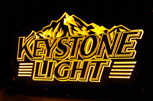 Keystone Light LED Sign 12'' x 7'' - Other Collectible Lighting