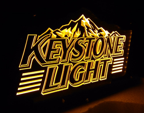 Keystone Light LED Sign 12'' x 7'' - Other Collectible Lighting