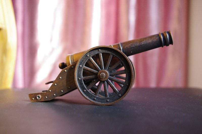 Metal Cannon Model, Great gift for Arsenal fans, Metal gunner - Signs