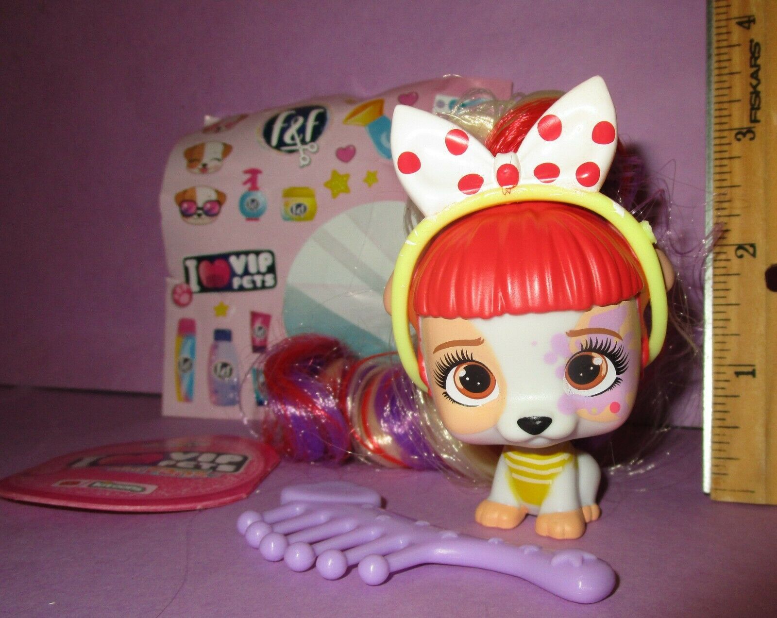 VIP Pets IMC Toys Dog Series 1 Mini Fans Surprise Hair Puppy Lia Pet ...