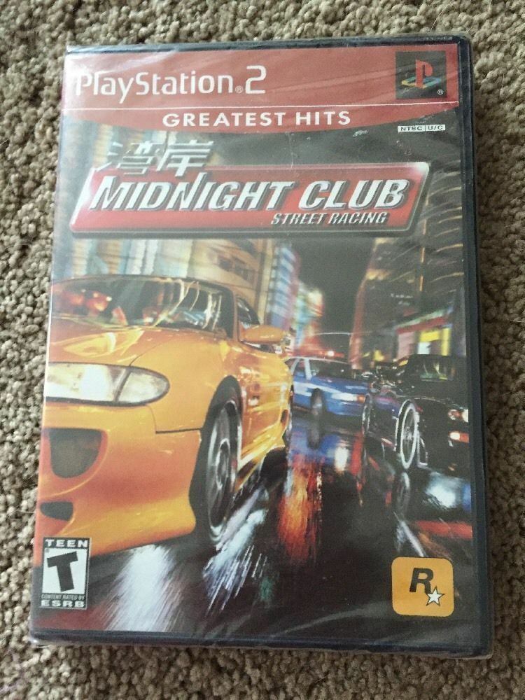 Playstation 2 Midnight Club Street Racing PS2 New Greatest Hits Game ...