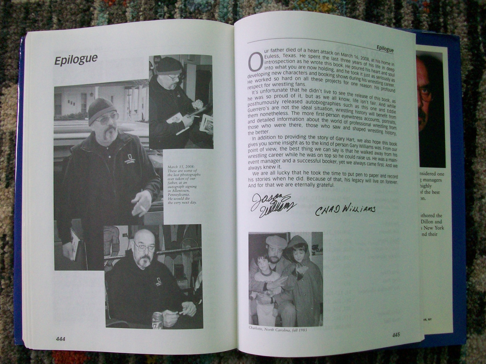 Playboy Gary Hart My Life in Wrestling Hardcover Book Philip Varriale ...