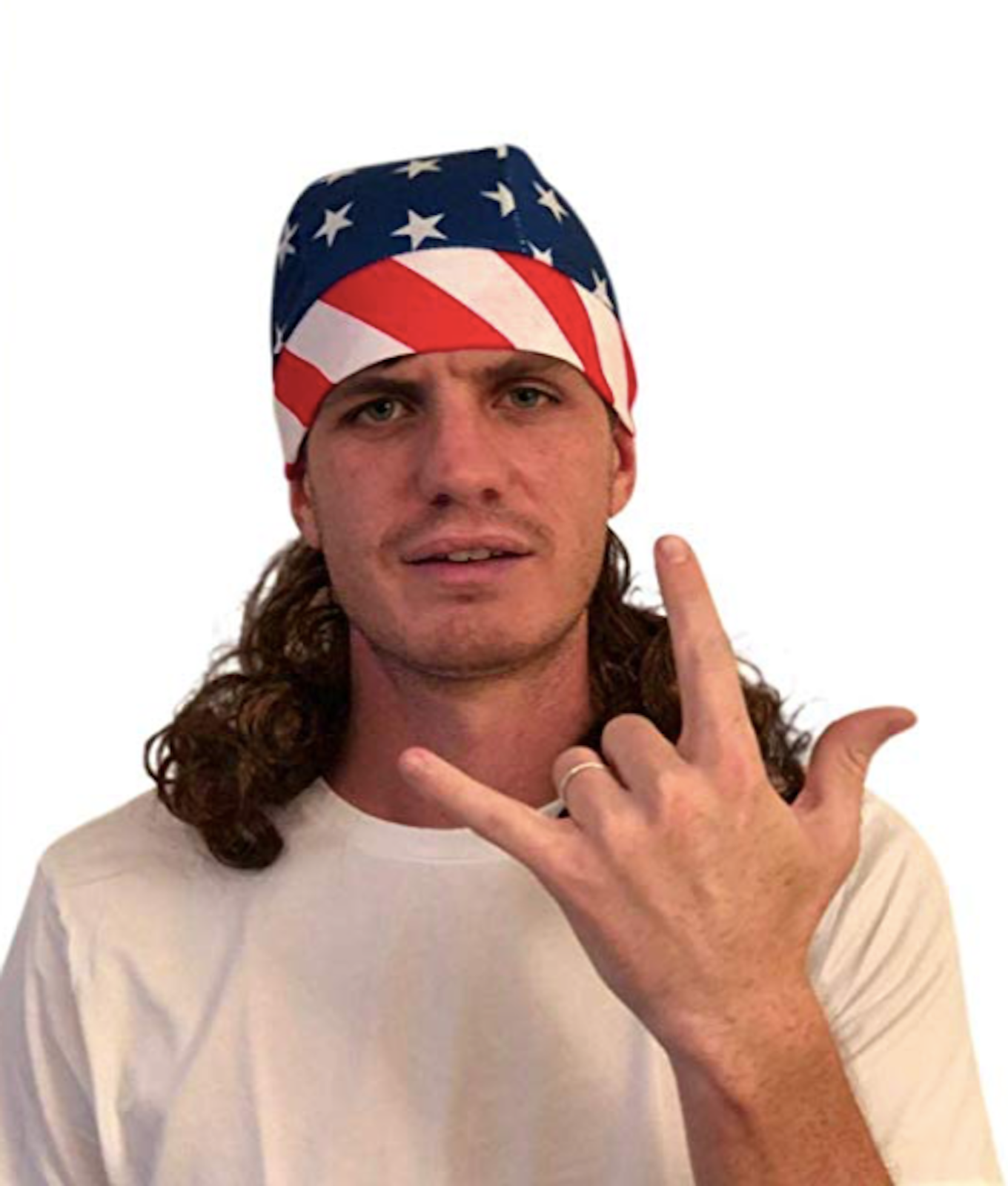 Mullet USA Skull Cap Freebird Wig - Specialty