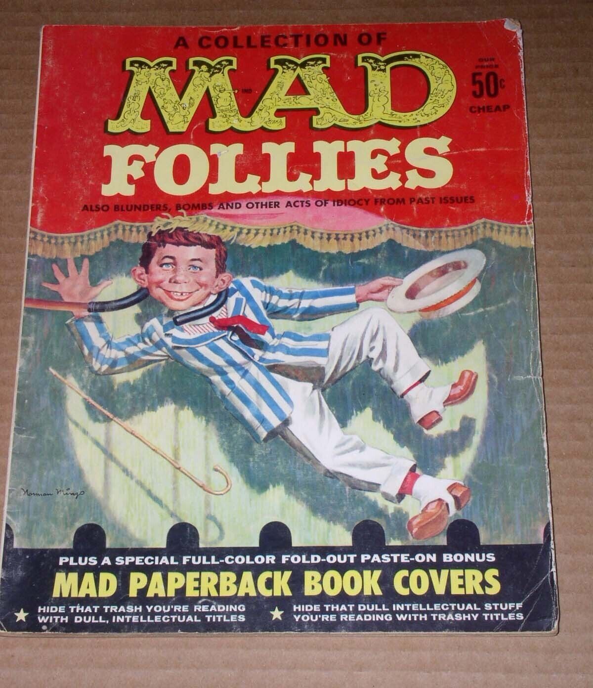Mad Magazine Mad Follies Vintage 1963 Alfred E Neuman Missing Book ...